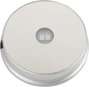 Battery Operated Plastic Round Light Base – 3DCrix